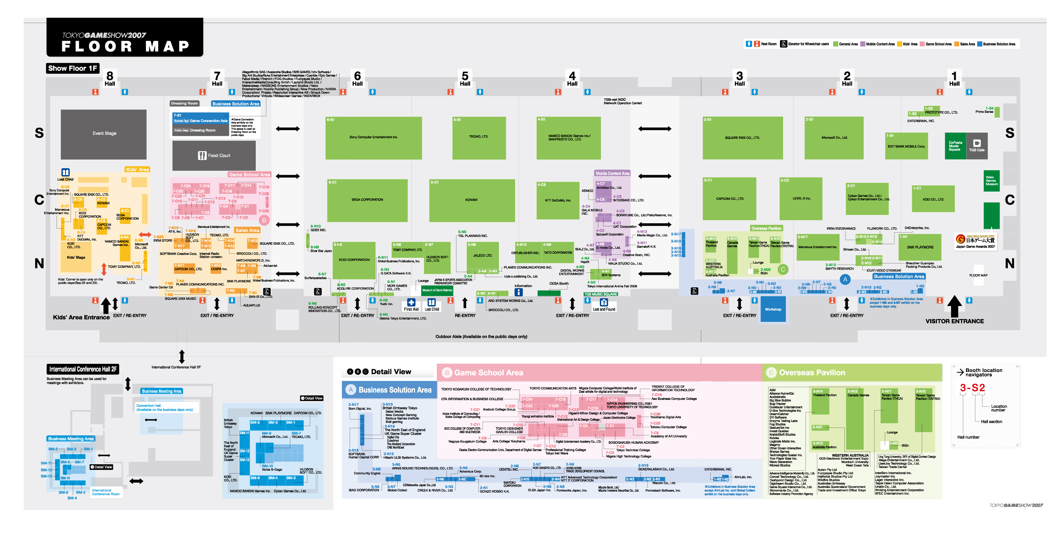 TGS 2007 Floor Plan - Pure Nintendo