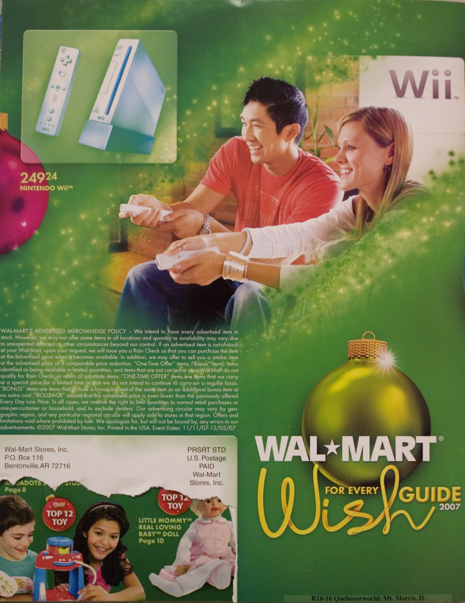 Walmart 2007 Holiday Guide Wii/DS Scans - Pure Nintendo