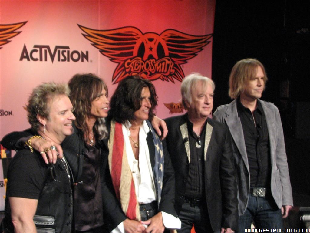 Aerosmith At Their Guitar Hero Launch - Pure Nintendo