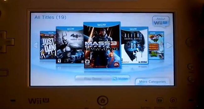 A First Look At The New Wii U GamePad Interface - Pure Nintendo